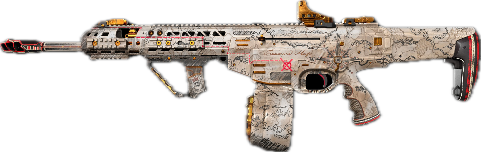 Treasure Map Weapon Blueprint